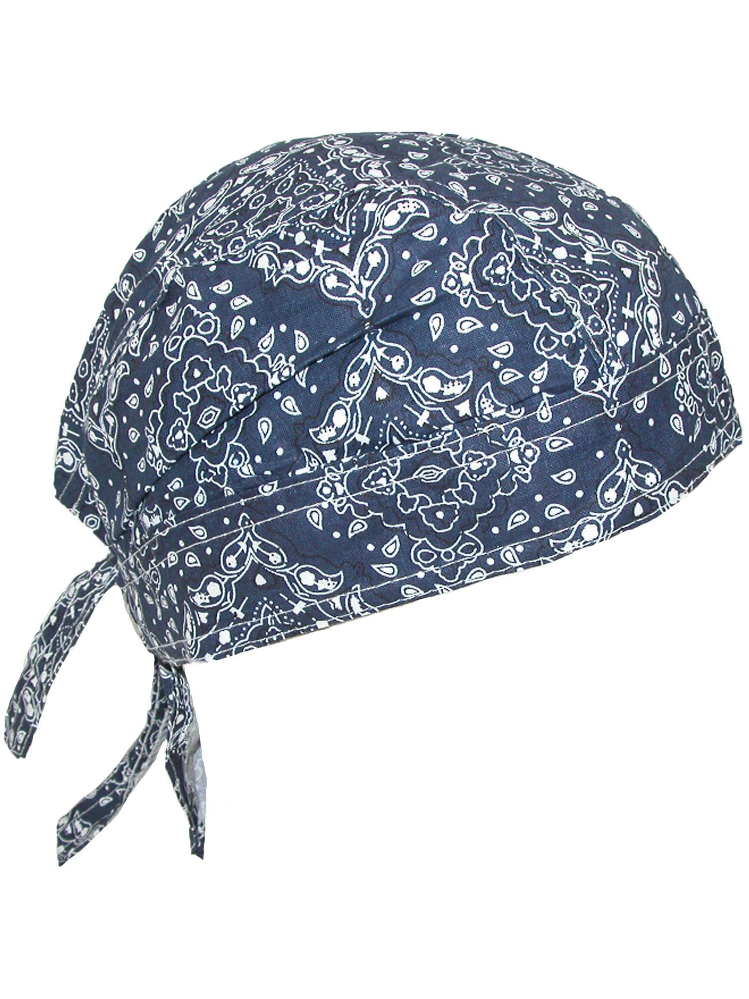 CTM Cotton Unlined Paisley Biker Do Rag Cap (Men) - Walmart.com