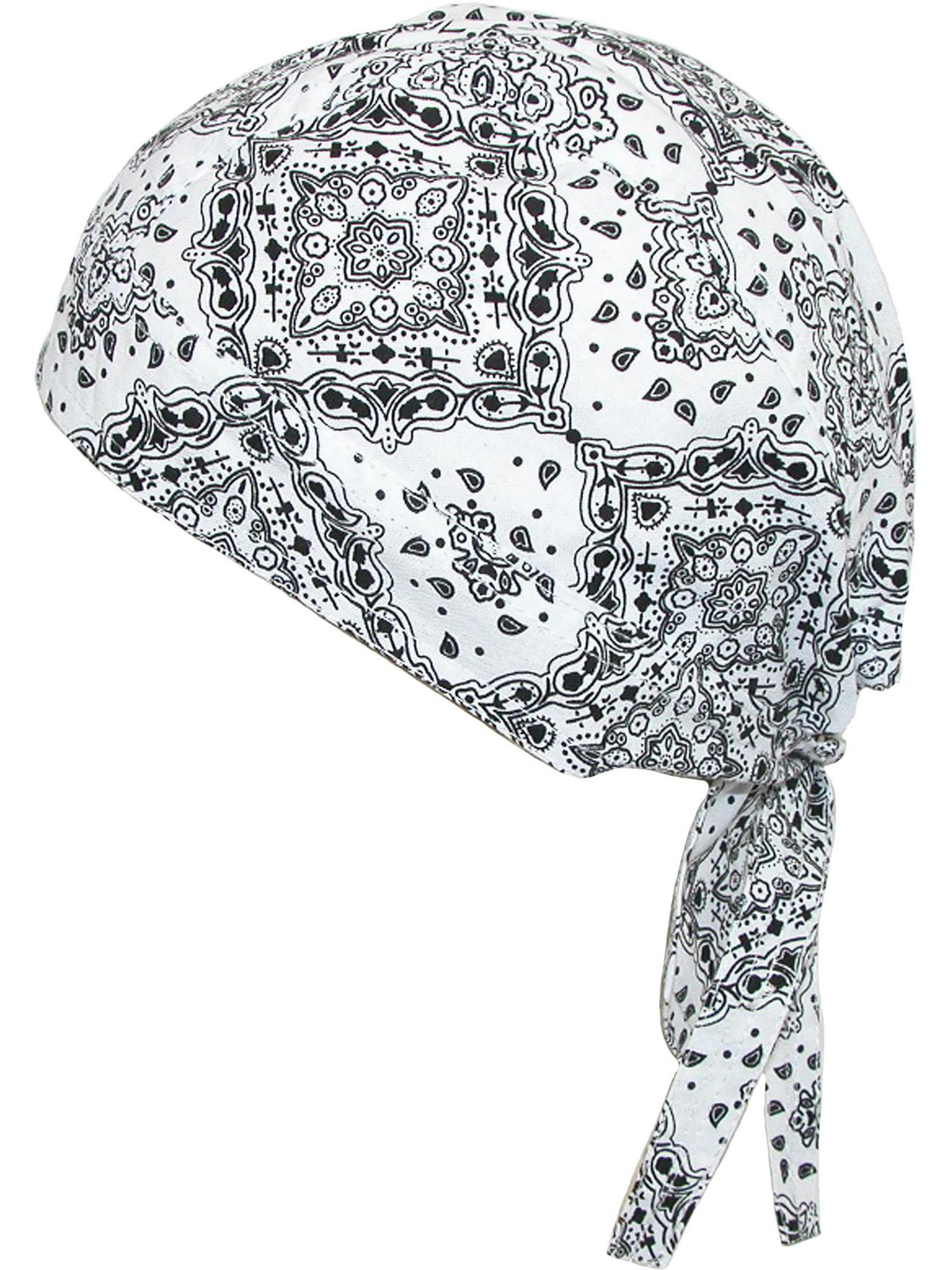CTM Cotton Unlined Paisley Biker Do Rag Cap (Men) - Walmart.com