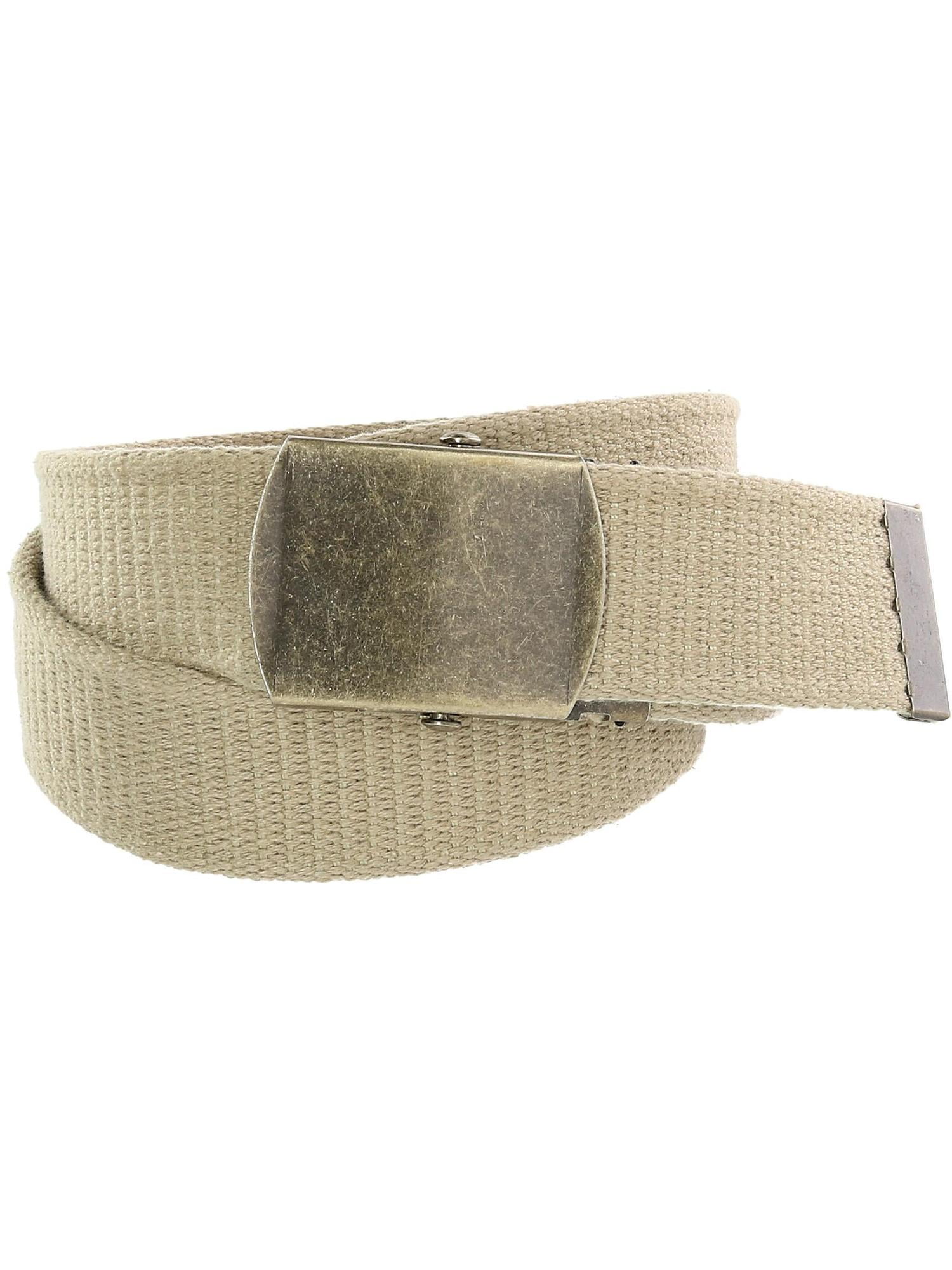 CTM Cotton Web 1.5 Inch Adjustable Clamp Slide Buckle Belt - Walmart.com