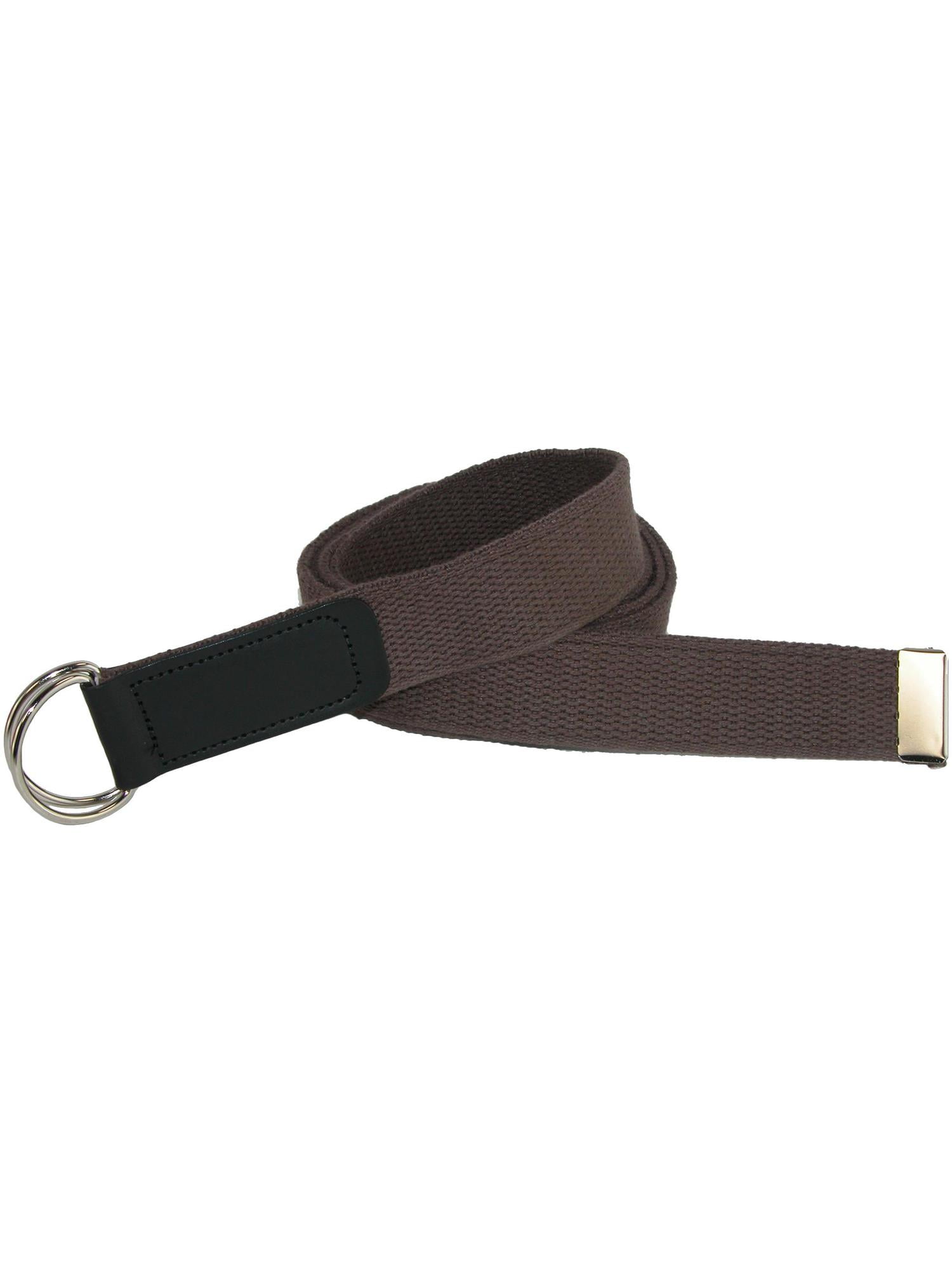 CTM Cotton Web Belt with Double D Ring Buckle (Women's Plus) - Walmart.com