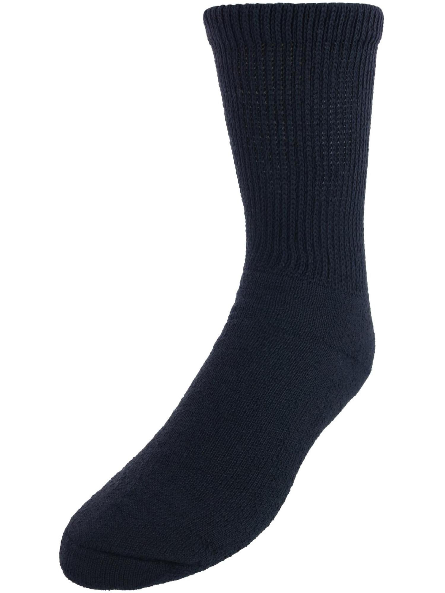CTM Diabetic Crew Socks (Men) - Walmart.com