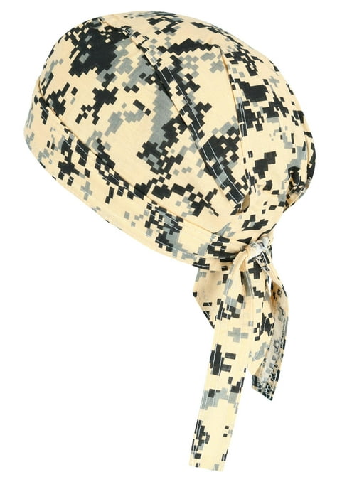 CTM Cotton Camo Do Rag Cap with Premium Lining (Men) - Walmart.com
