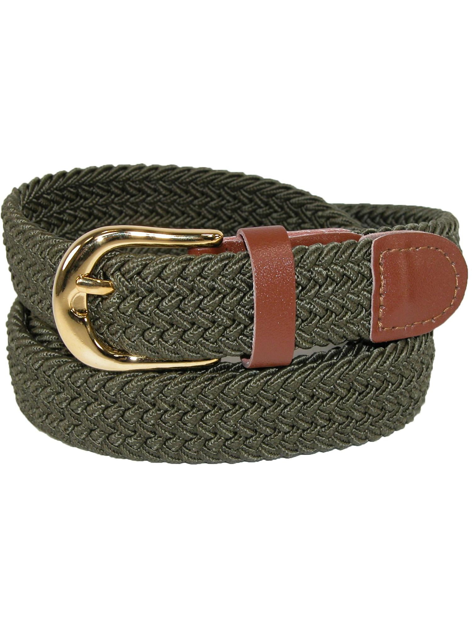 CTM Elastic Braided Stretch Belt (Pack of 2) (Women) - Walmart.com