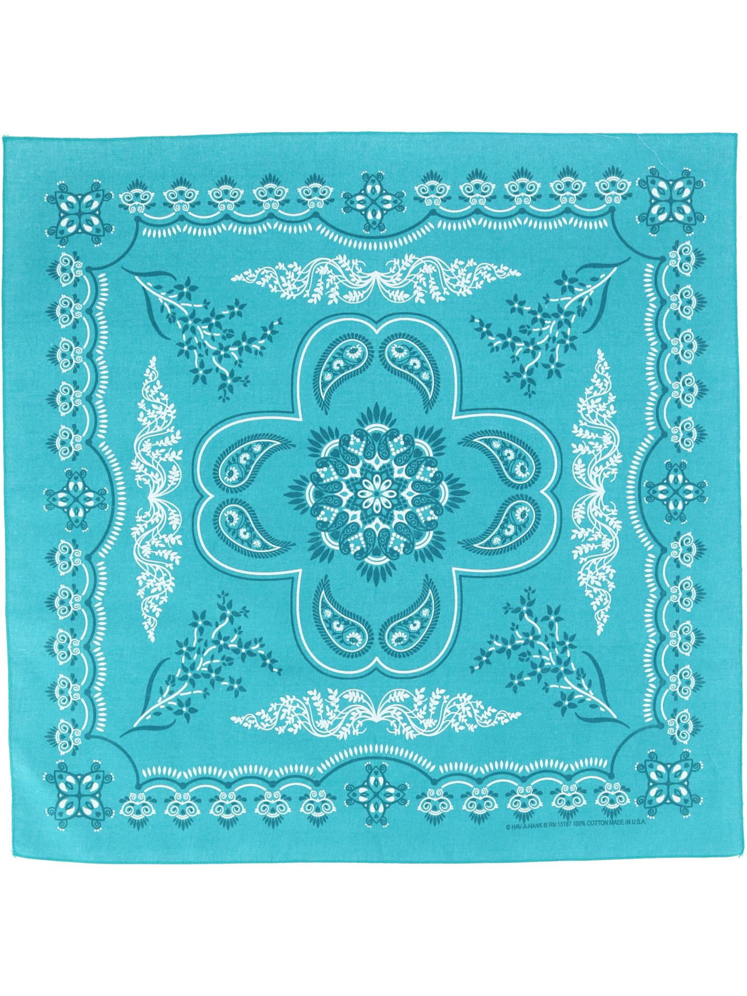CTM Extra Large 27 Inch Fashion Paisley Print Bandana - Walmart.com