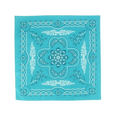 CTM 27 Inch Extra Large Cotton Texas Paisley Bandana - Walmart.com
