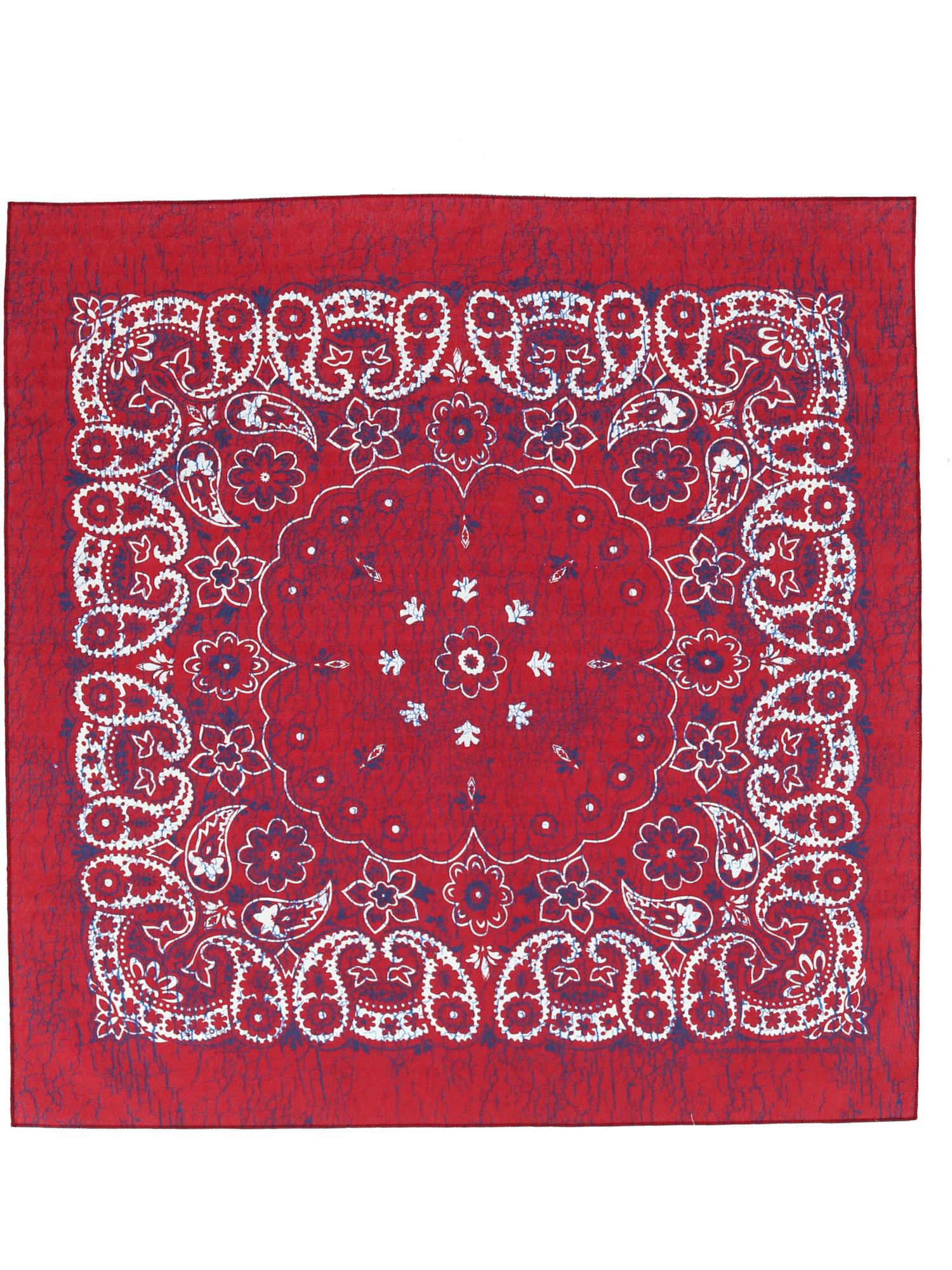 CTM Extra Large 27 Inch Rustic Paisley Print Bandana - Walmart.com