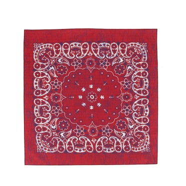 CTM 27 Inch Extra Large Cotton Texas Paisley Bandana - Walmart Business ...
