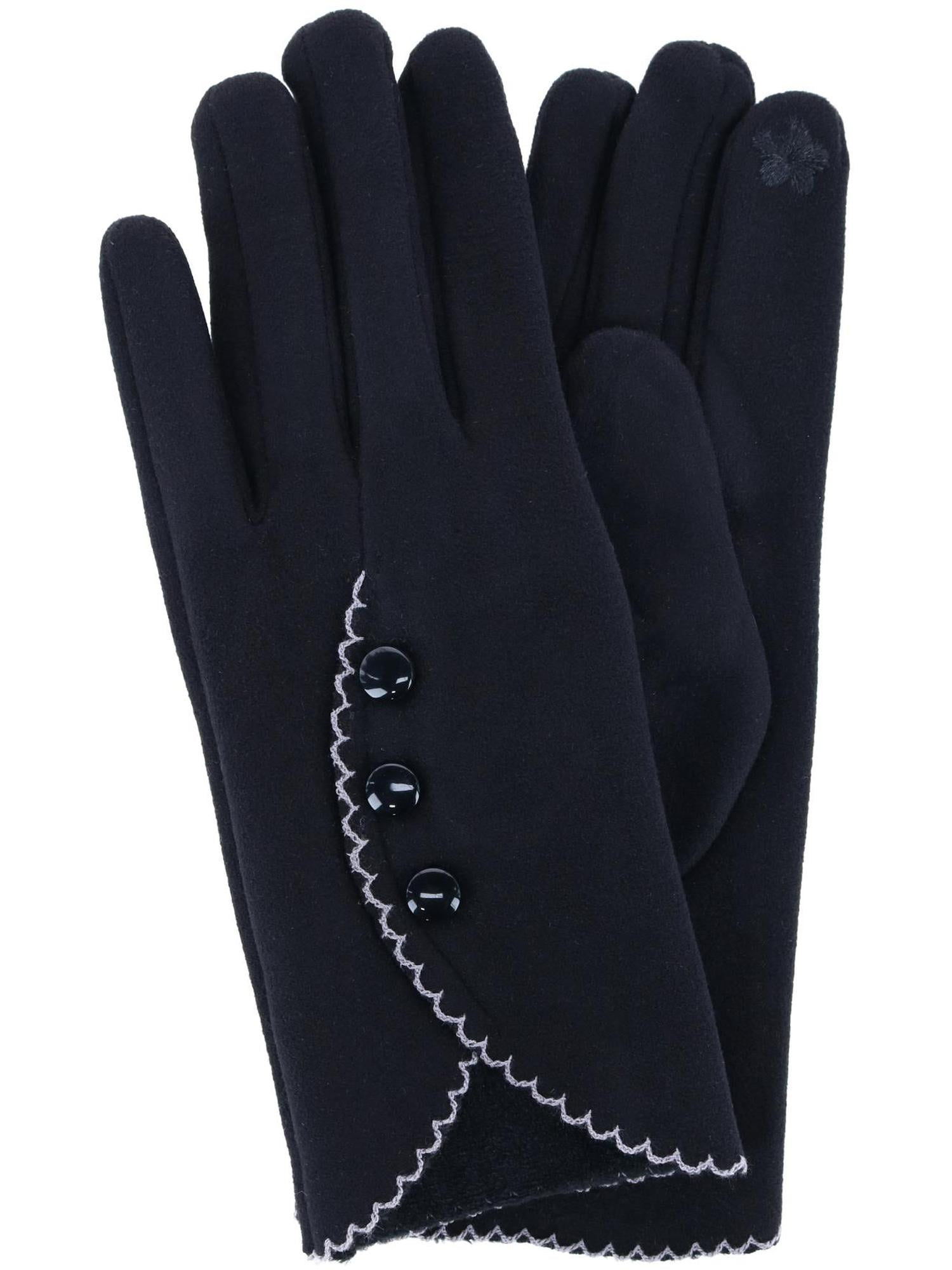 CTM Faux Suede Fleece Lined Touchscreen Gloves (Women) - Walmart.com