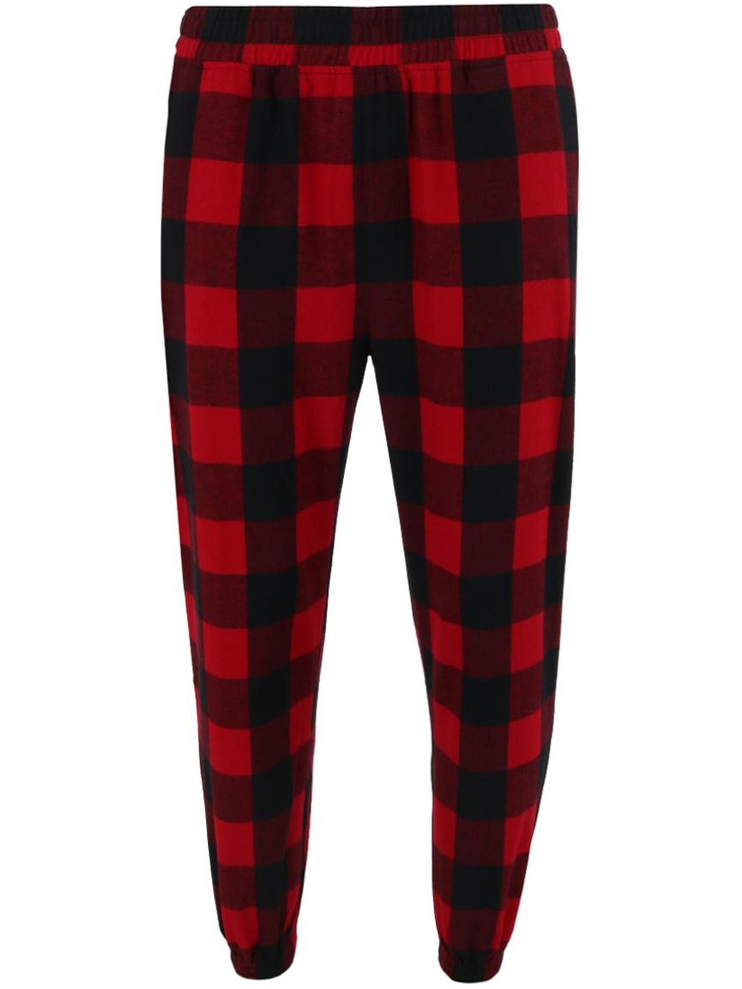 CTM Flannel Plaid Jogger Pant (Men) - Walmart.com