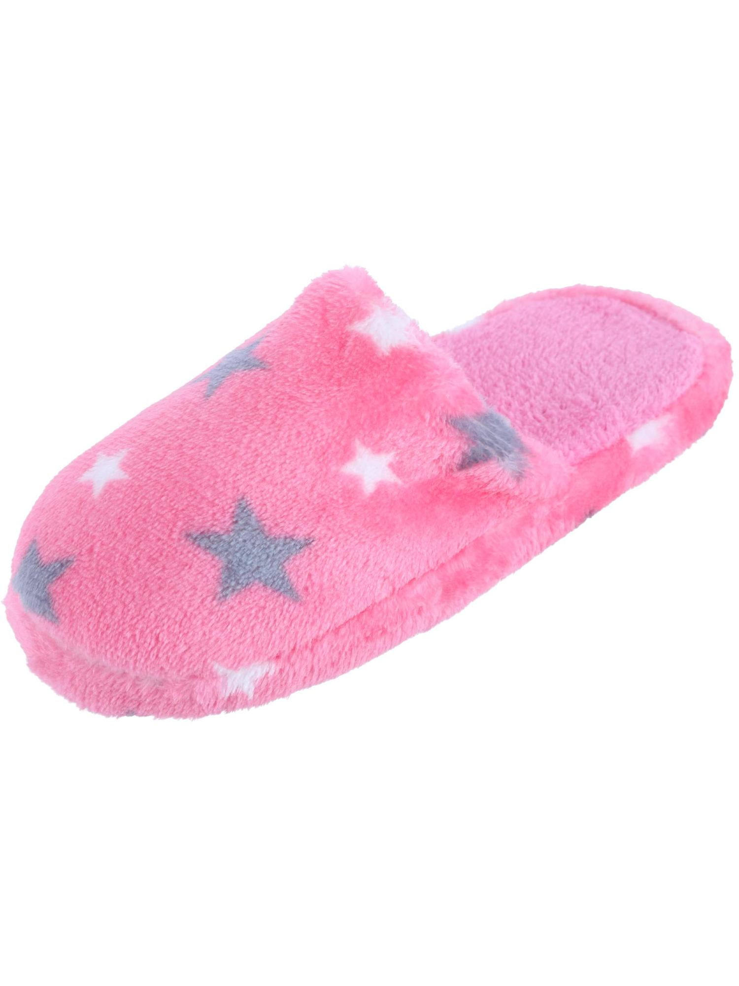 CTM Girl's Night Star Slip On Slippers - Walmart.com