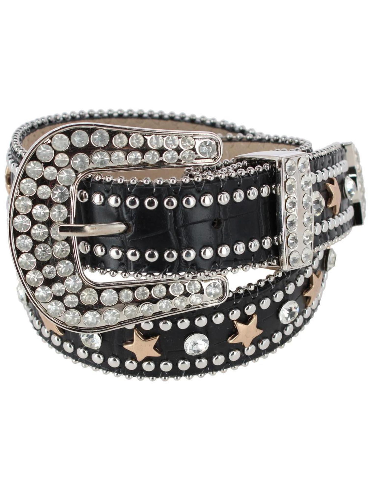 CTM Girl's Studded Star Western Style Belt - Walmart.com