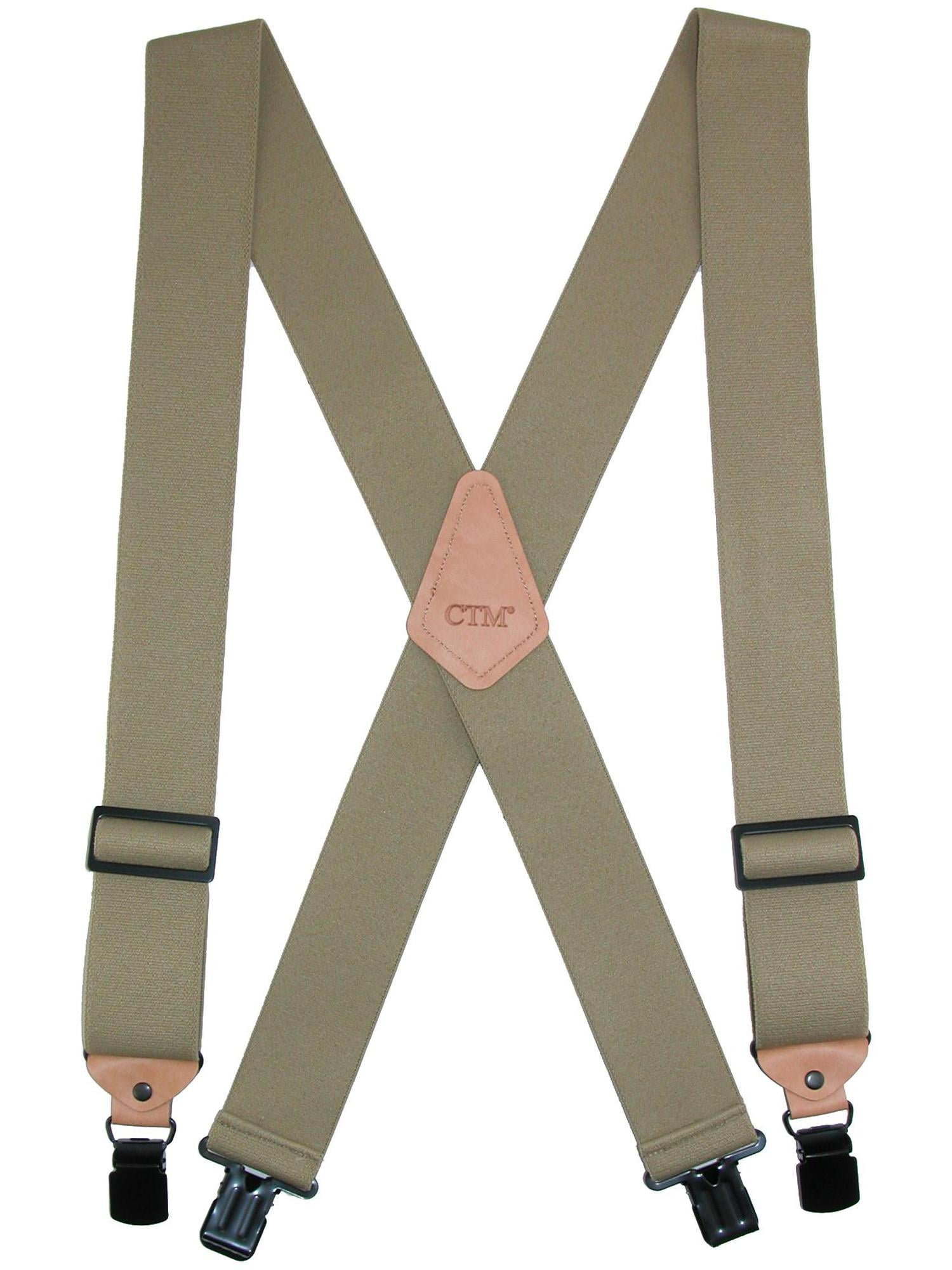 CTM Heavy Duty Clip-End Work Suspenders (Men) - Walmart.com