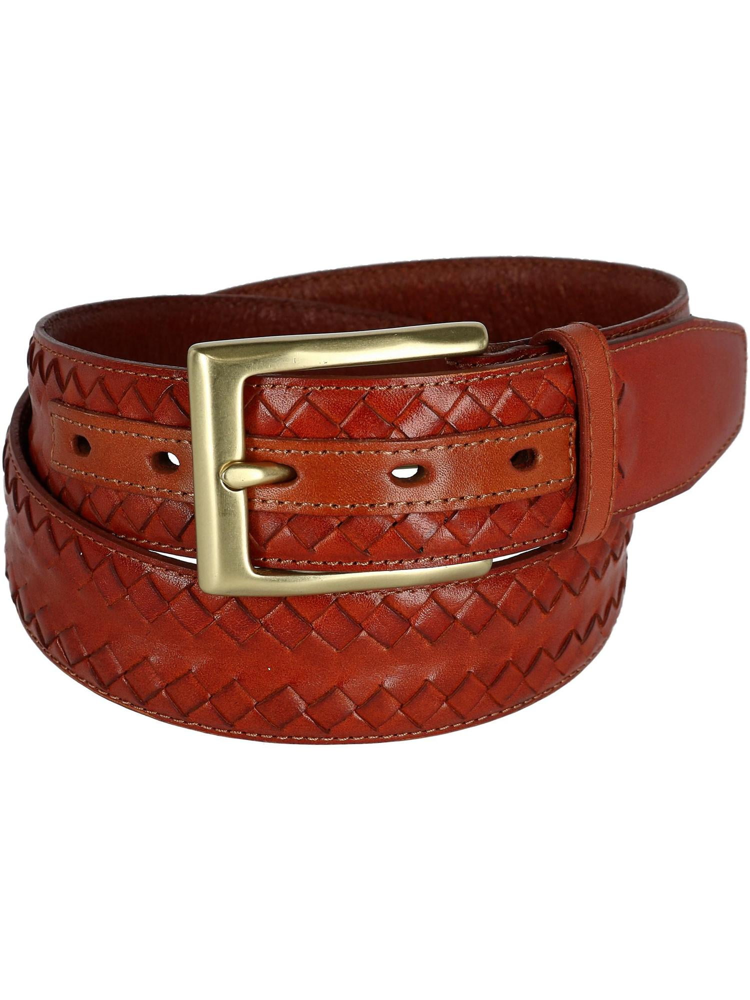 CTM Italian Leather Side Lace Belt (Men) - Walmart.com