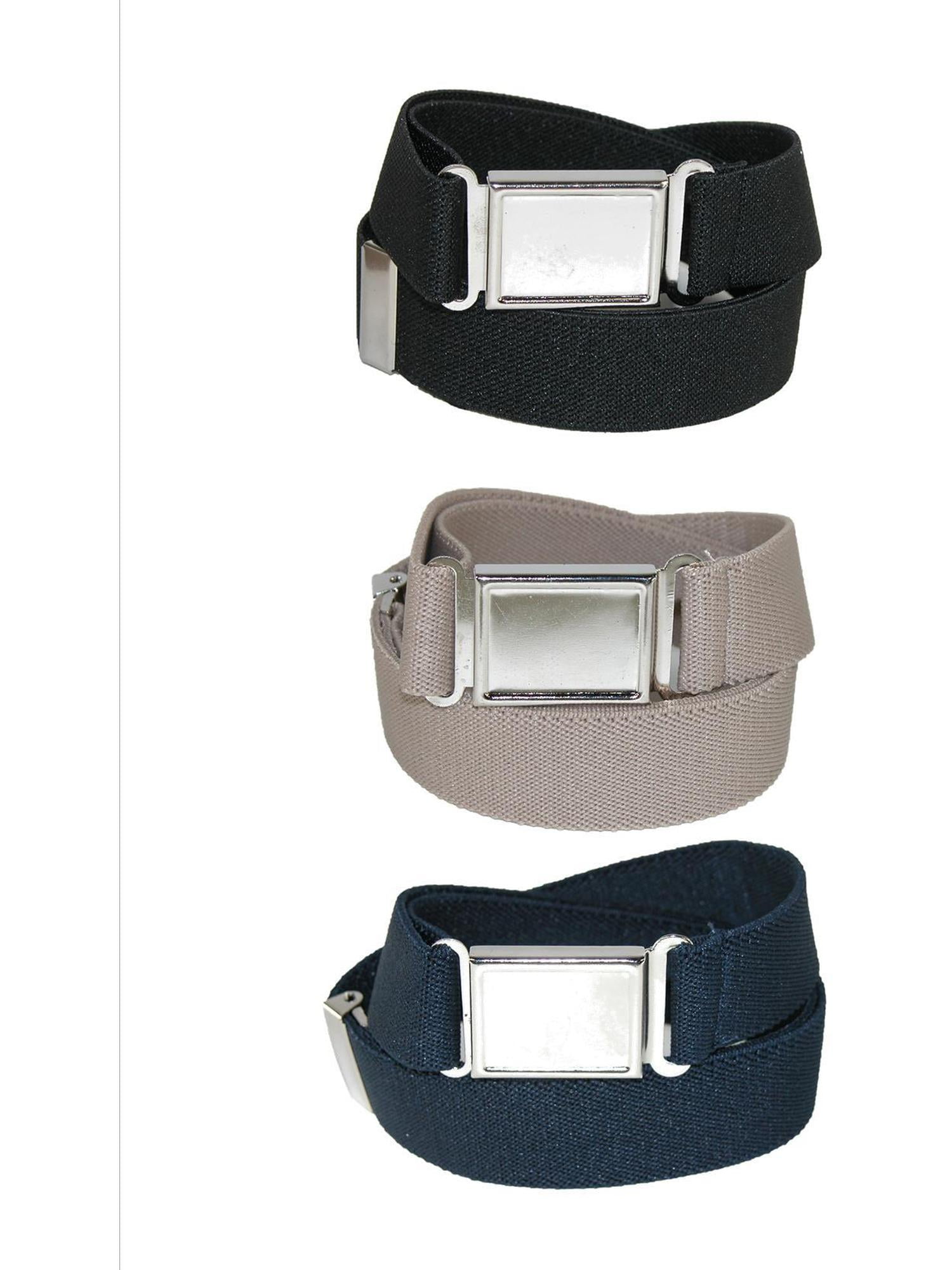 CTM Kids' School Uniform Adjustable Elastic Belt with Magnetic Buckle ...