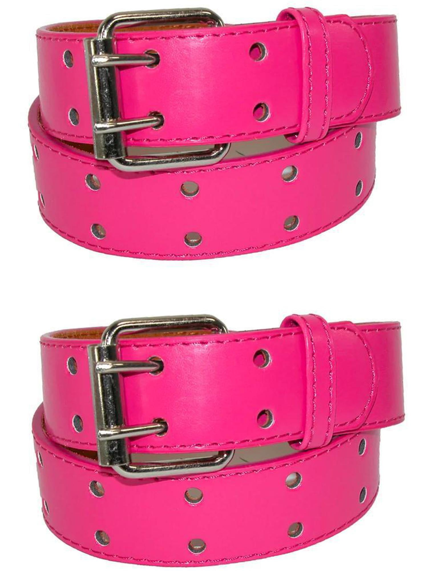 CTM Kids' Leather Two Hole Jean Belt (Pack of 2) - Walmart.com