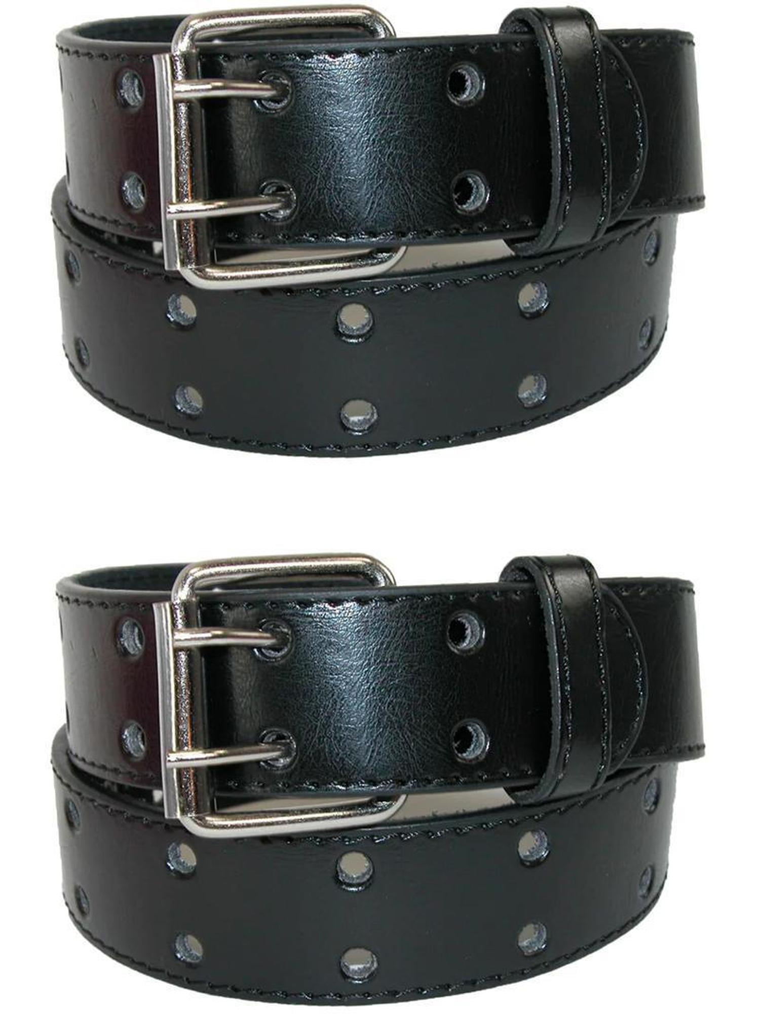 CTM Kids' Leather Two Hole Jean Belt (Pack of 2) - Walmart.com