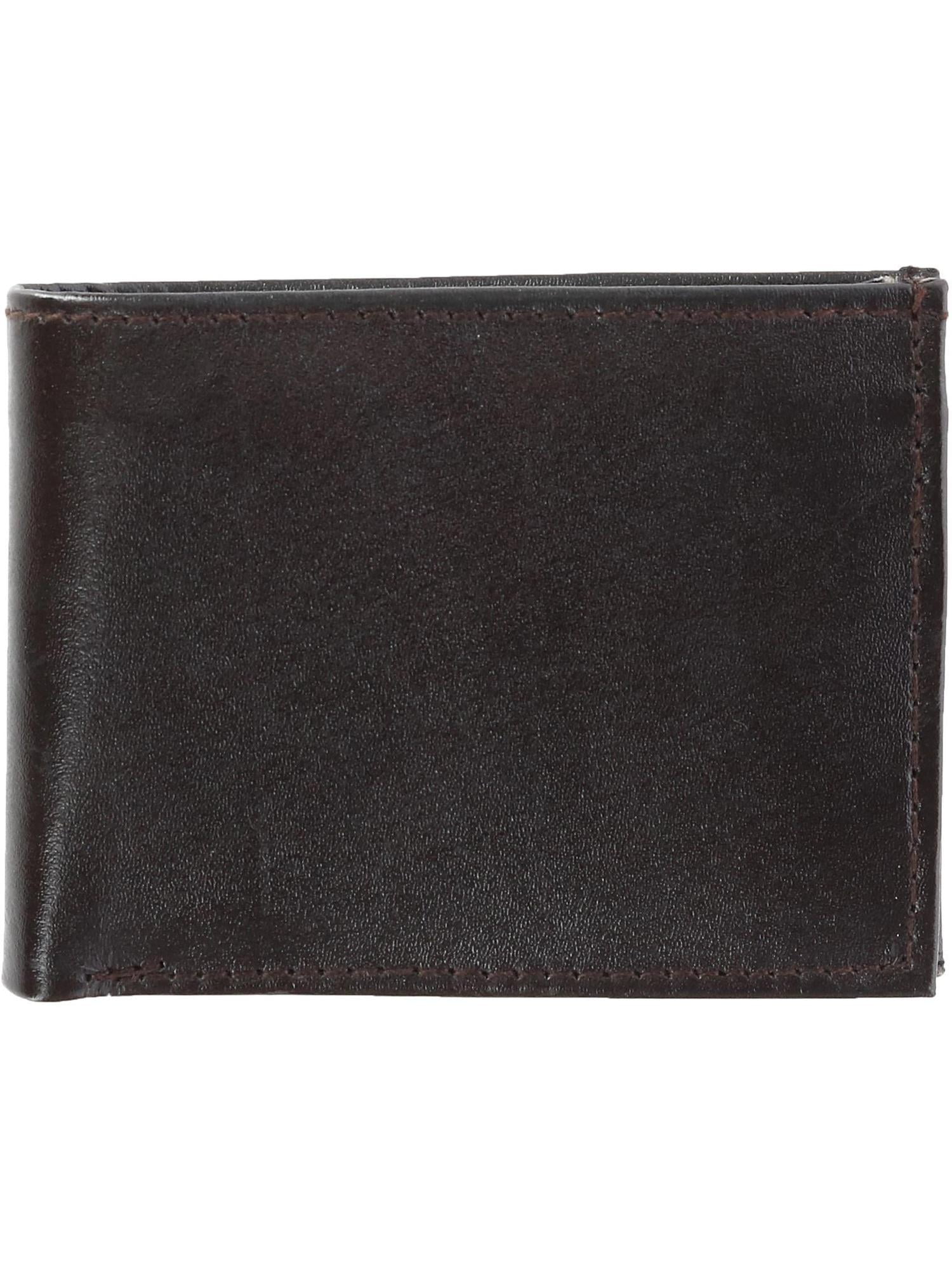 CTM Leather Bifold Wallet with Snap Insert Cover (Men) - Walmart.com