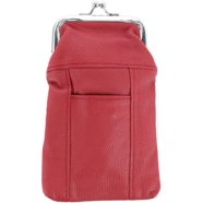 Leatherboss Genuine Leather Cigarette Case with Cell Phone Pocket ...