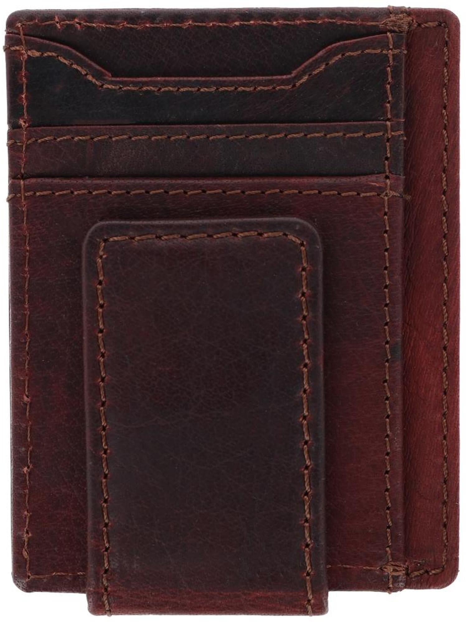 CTM Leather Front Pocket Money Clip (Men) - Walmart.com