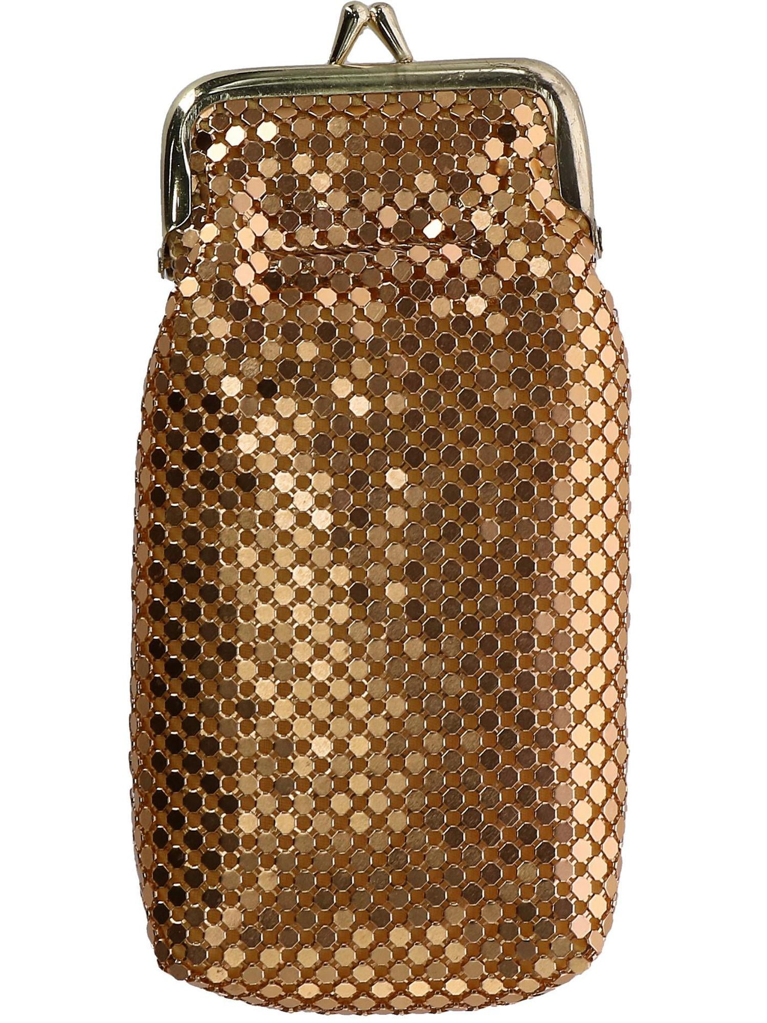 CTM Mesh Cigarette Case with Lighter Pocket and Kiss Lock Closure ...