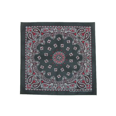 CTM 27 Inch Extra Large Cotton Texas Paisley Bandana - Walmart.com