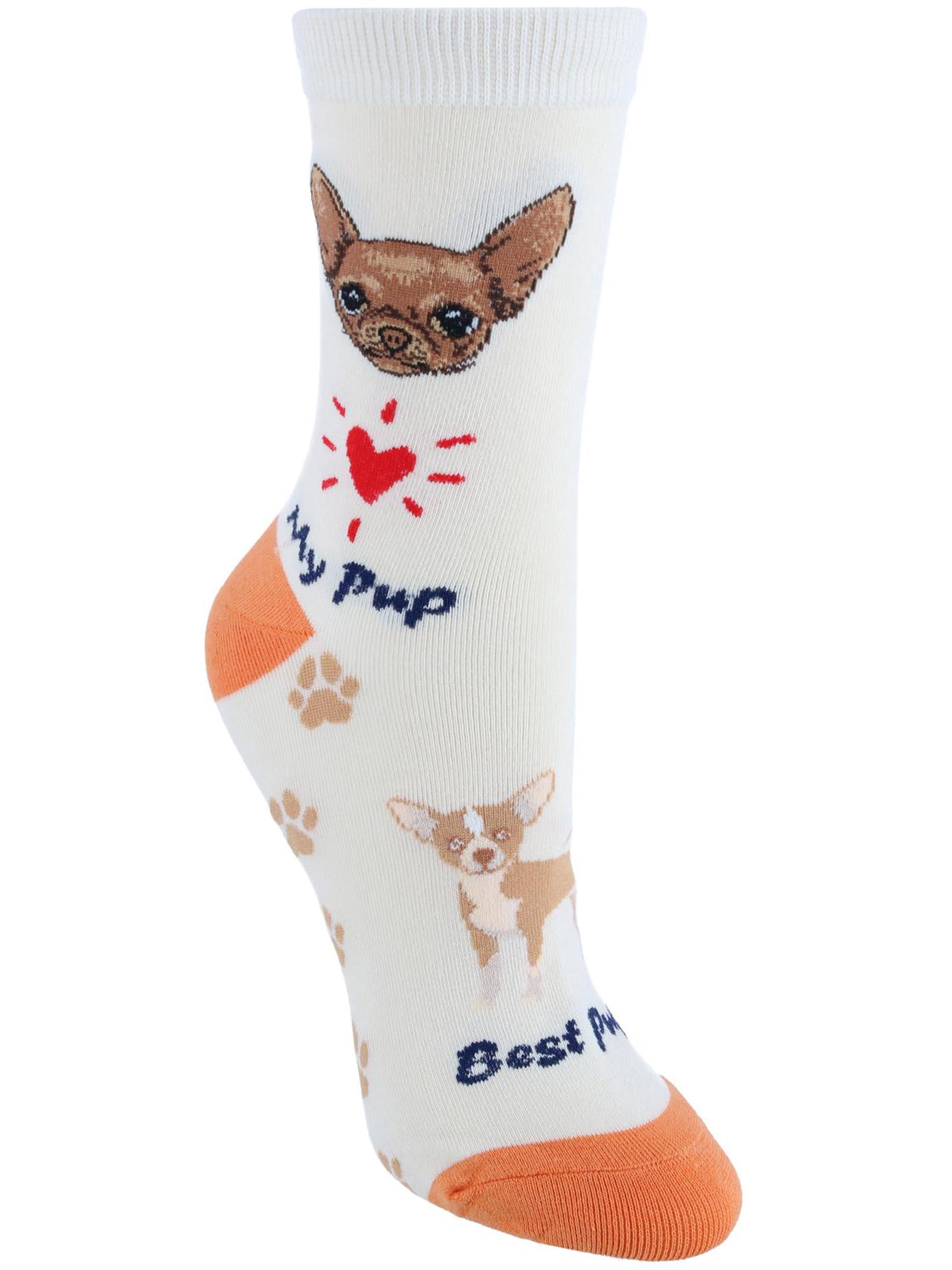 CTM My Pup Crew Novelty Socks (Women) - Walmart.com