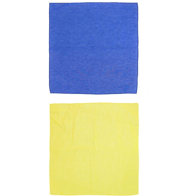 CTM Show Your Support Solid Cotton Bandana Set - Walmart Business Supplies