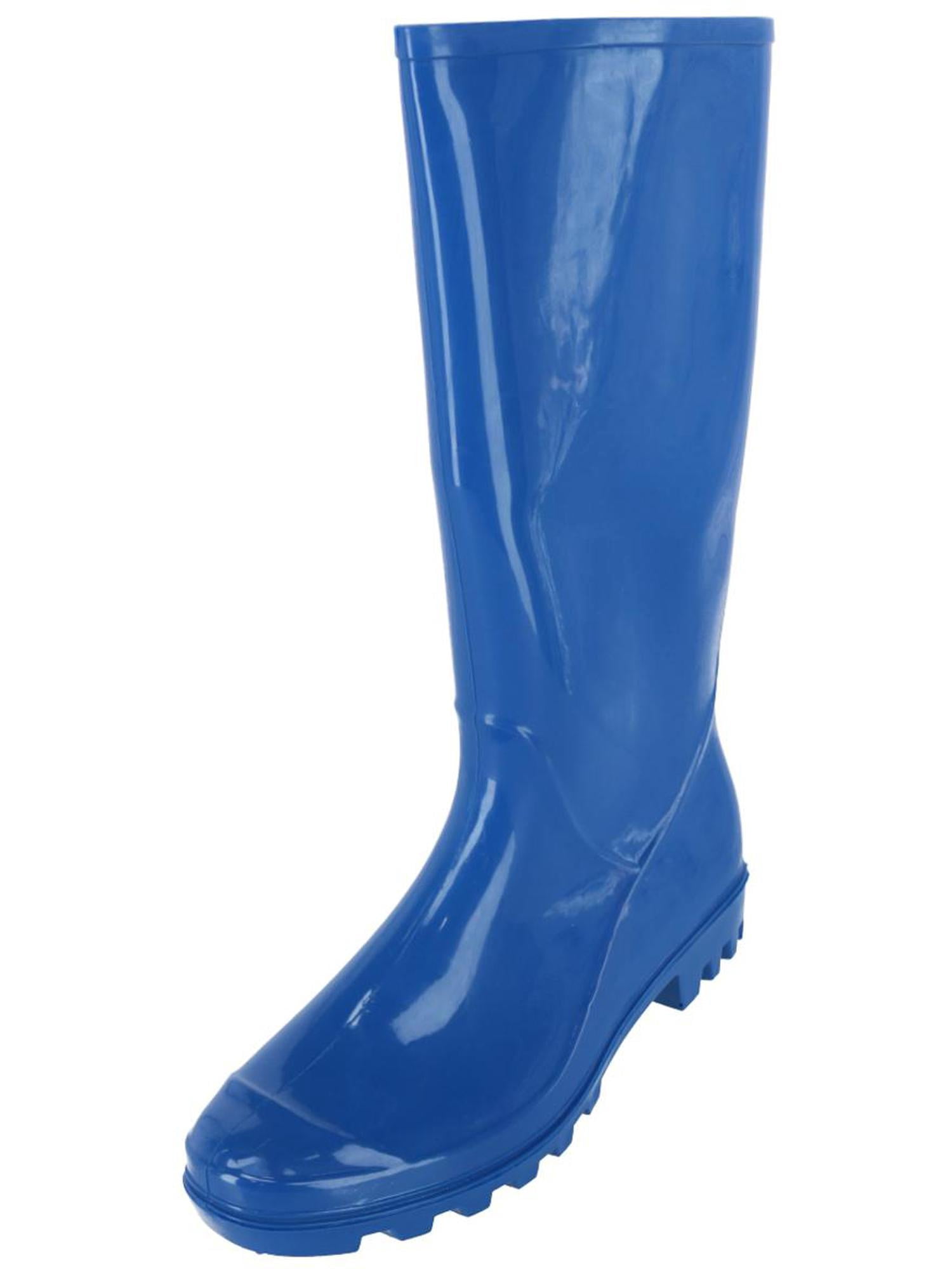 CTM Solid Color Water Resistant Rain Boots (Women) - Walmart.com