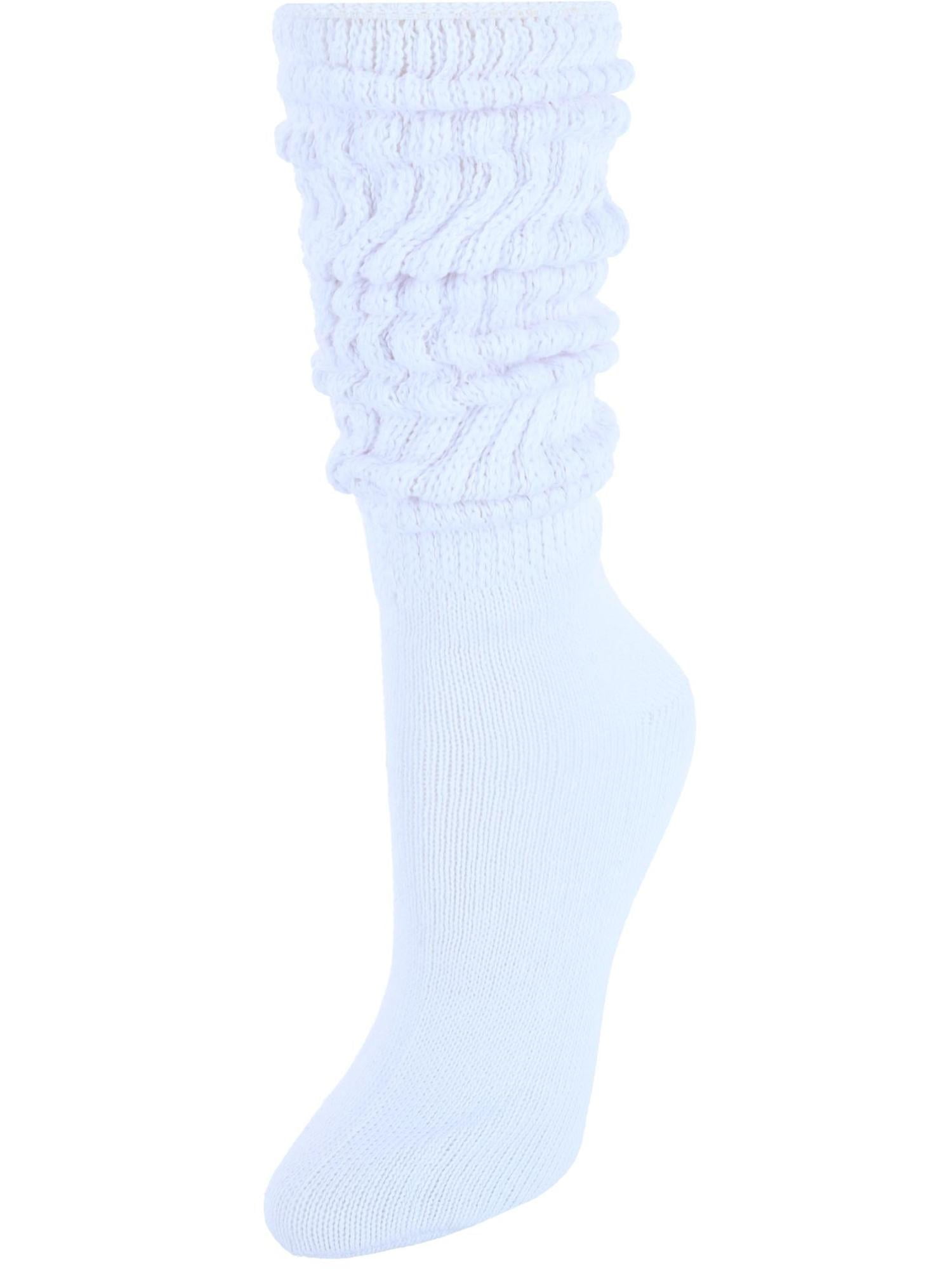CTM Women's Cotton Blend Super Soft Heavy Slouch Socks (1 Pair ...