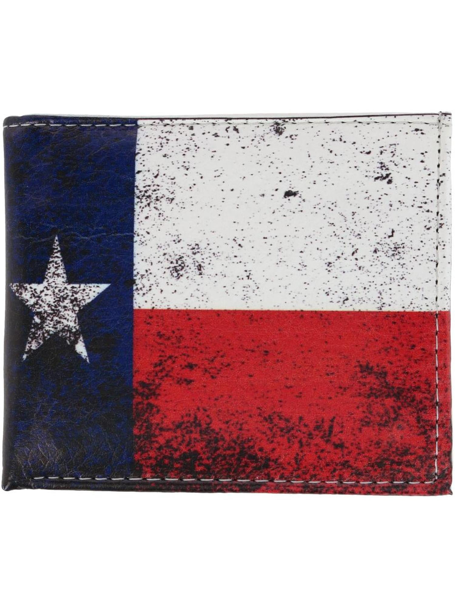 CTM Vintage Texas Flag Bifold Wallet (Men) - Walmart.com