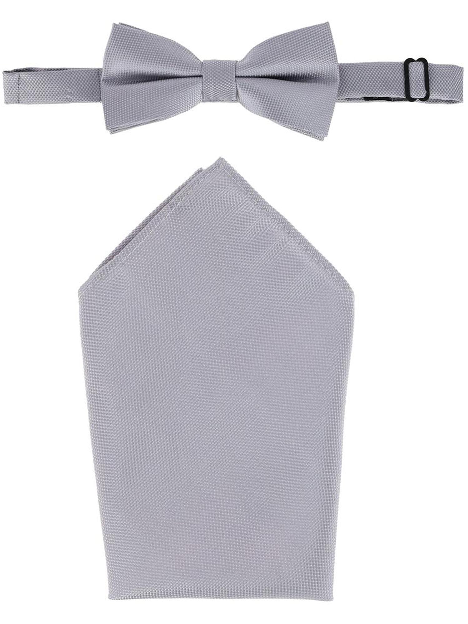 CTM Woven Bow Tie and Handkerchief Set (Men) - Walmart.com
