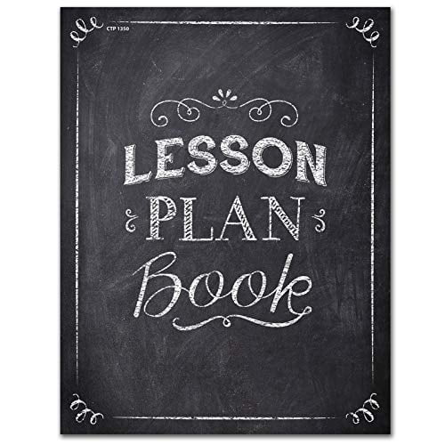 CTP Chalk It Up! Lesson Plan Book, Black/White, 2-Pg. Lesson Plans, 96 ...