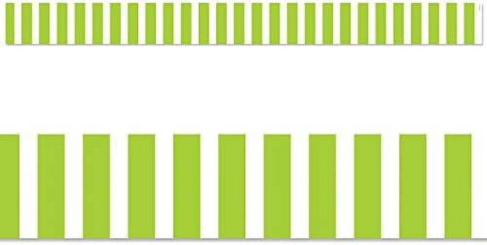 CTP Lime Green Bold Stripes EZ Border For Classroom Bulletin Board ...