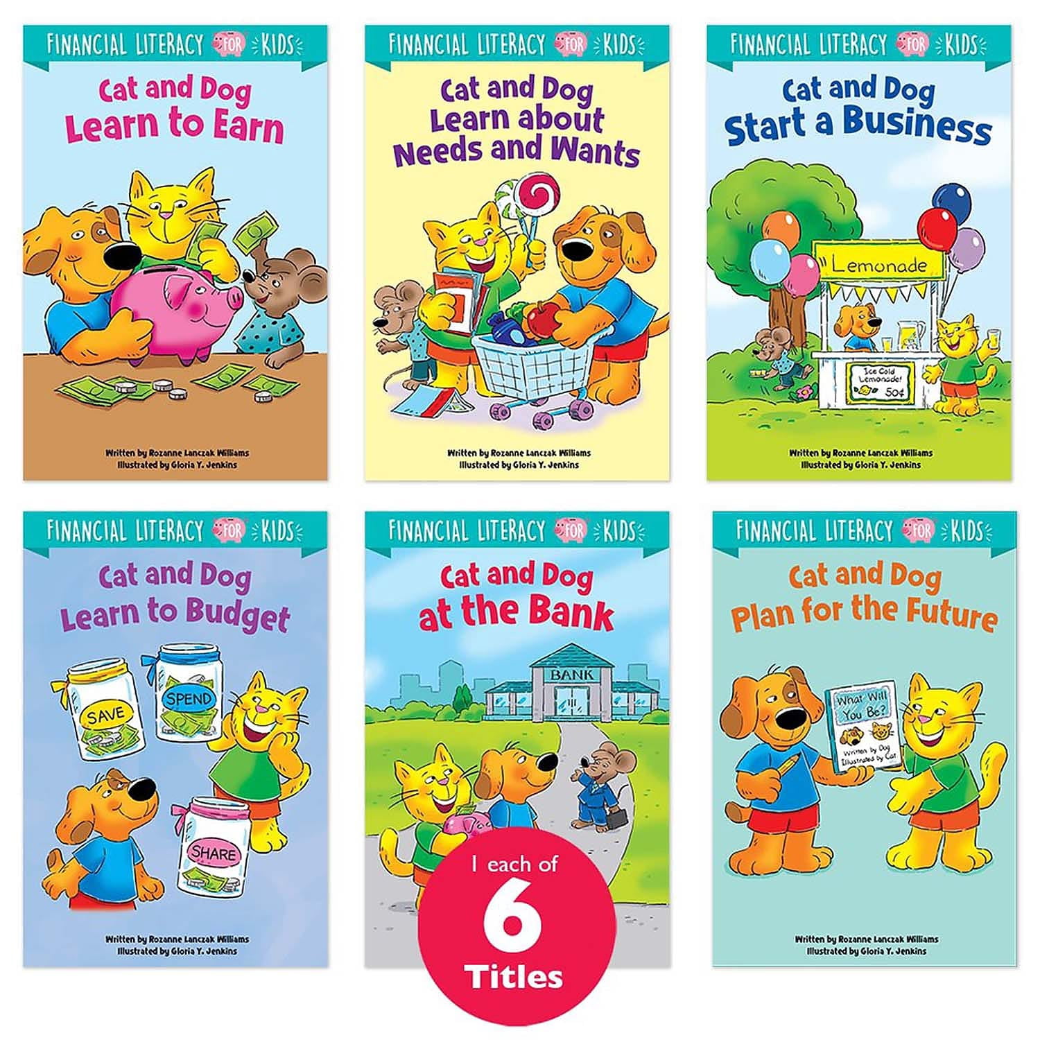 CTP10272 - Financial Literacy for Kids 6-Book Pack by Creative Teaching ...