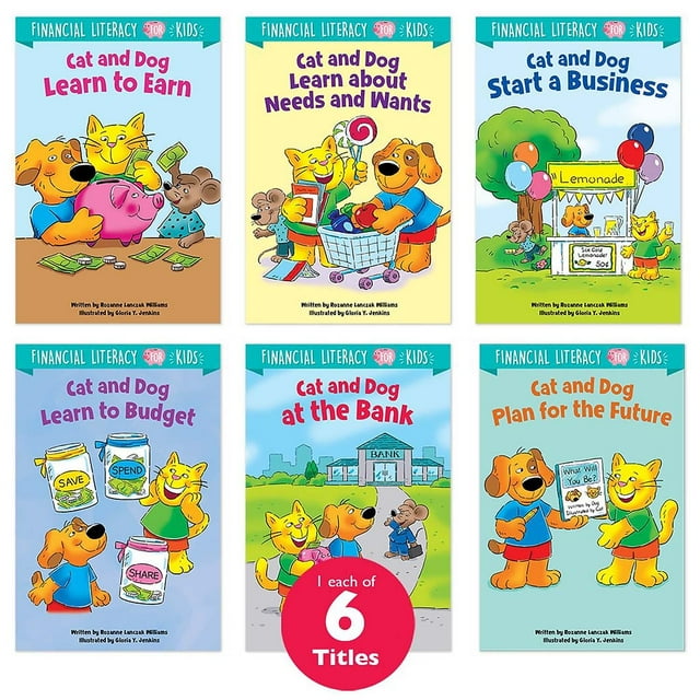 CTP10272 - Financial Literacy for Kids 6-Book Pack by Creative Teaching ...