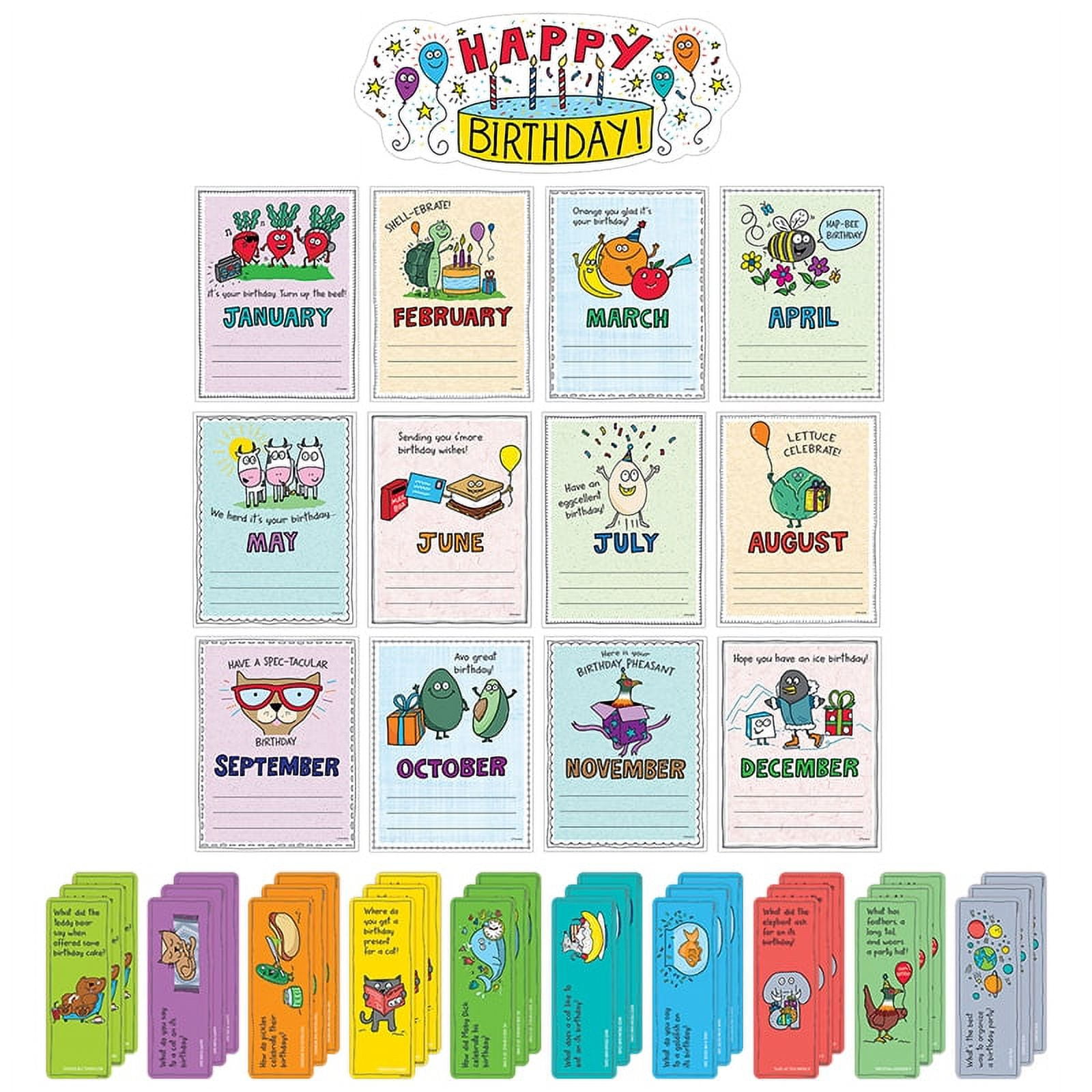 HAPPY BIRTHDAY BULLETIN BOARDS - Walmart.com