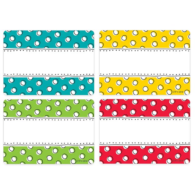 CTP8533 - Doodle Dots Labels (8533) by Creative Teaching Press ...