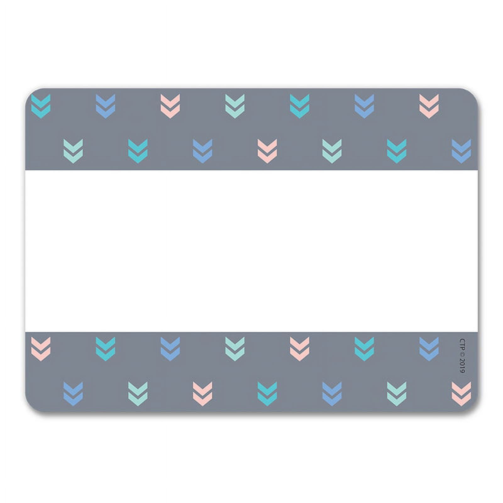 CTP8706 - Calm & Cool Colorful Mini Chevrons Name Tag Labels, 36/Pack ...
