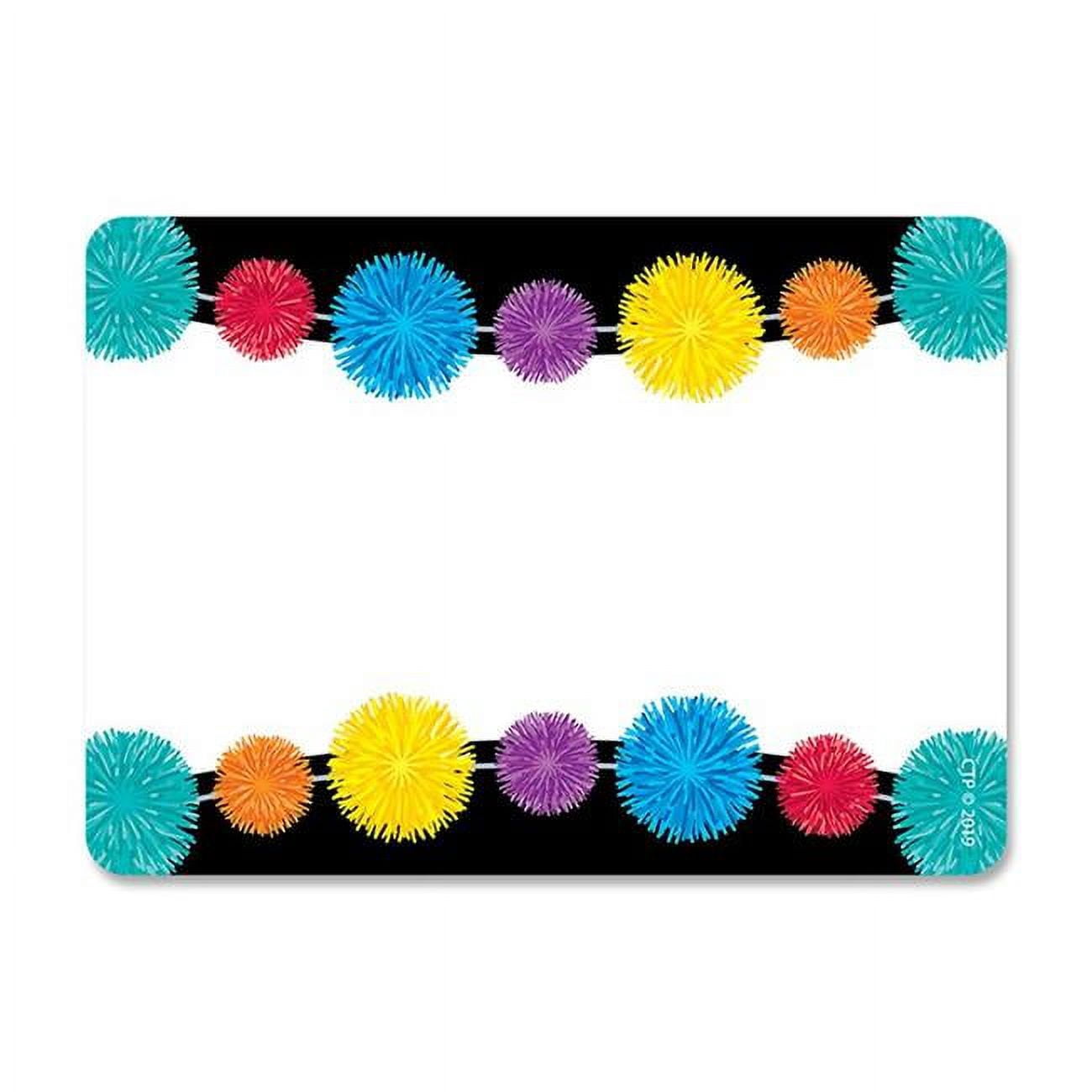 CTP8717 - Pom-Poms Name Tag Labels, 36/Pack by Creative Teaching Press ...