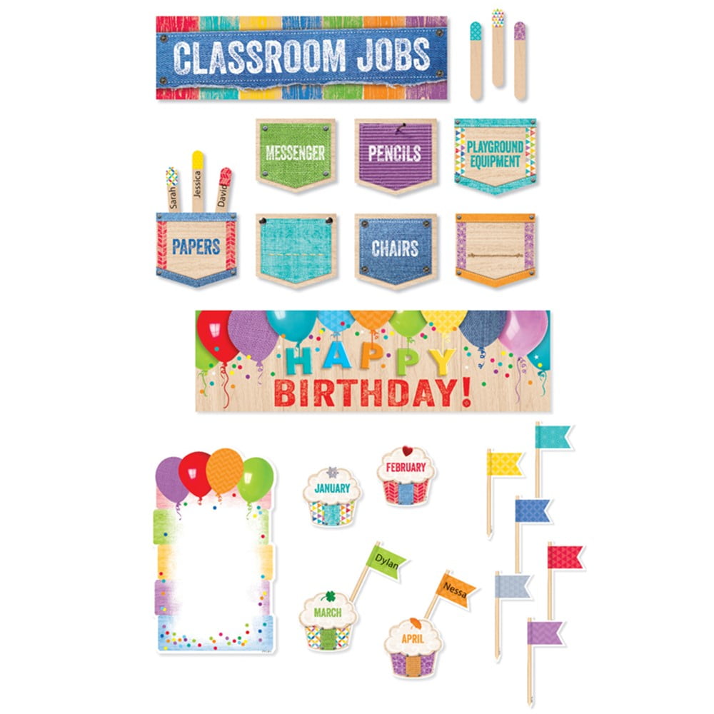 CTP8901 - Upcycle Style Mini Bulletin Board Pack by Creative Teaching ...
