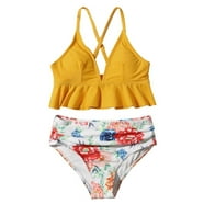 Bluey Girls Spaghetti Strap Tankini Swimsuit with UPF 50, Sizes 4/5-7/8 ...