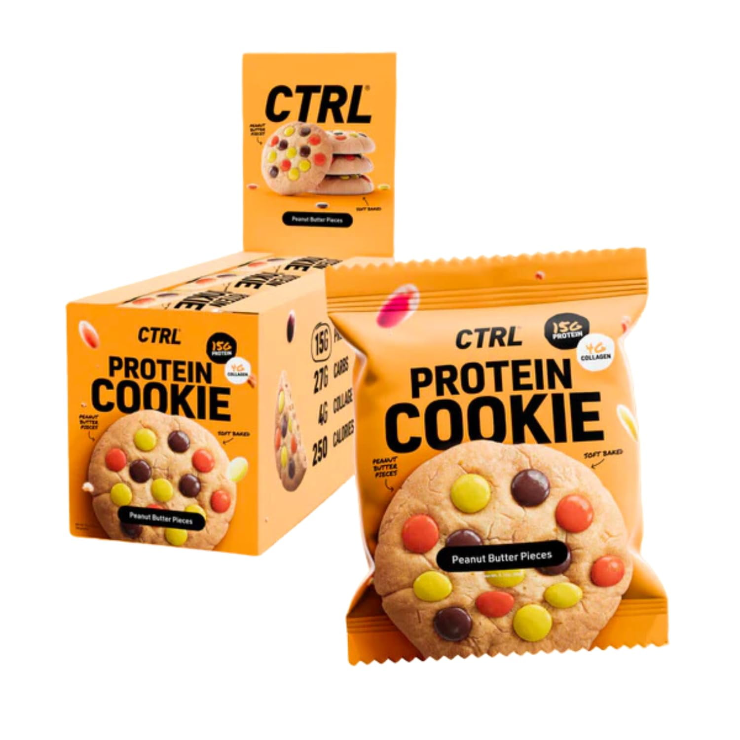 CTRL Chocolate Chunk Peanut Butter Pieces, Soft Baked Cookies, 15g ...