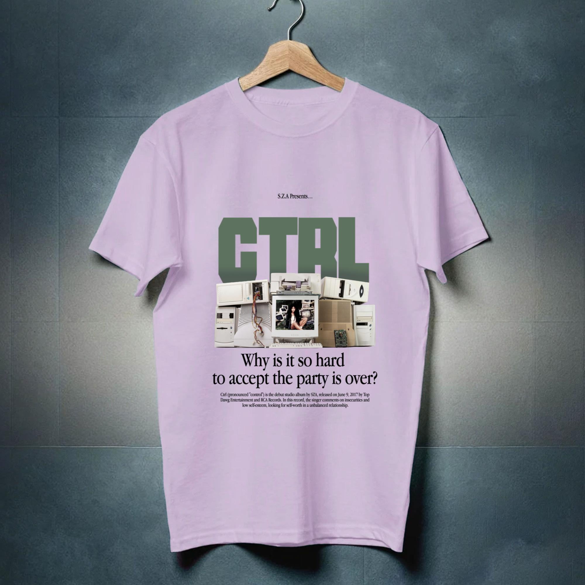 CTRL Graphic Shirt, Music Inspired Tee, Concert Apparel, Urban Style ...