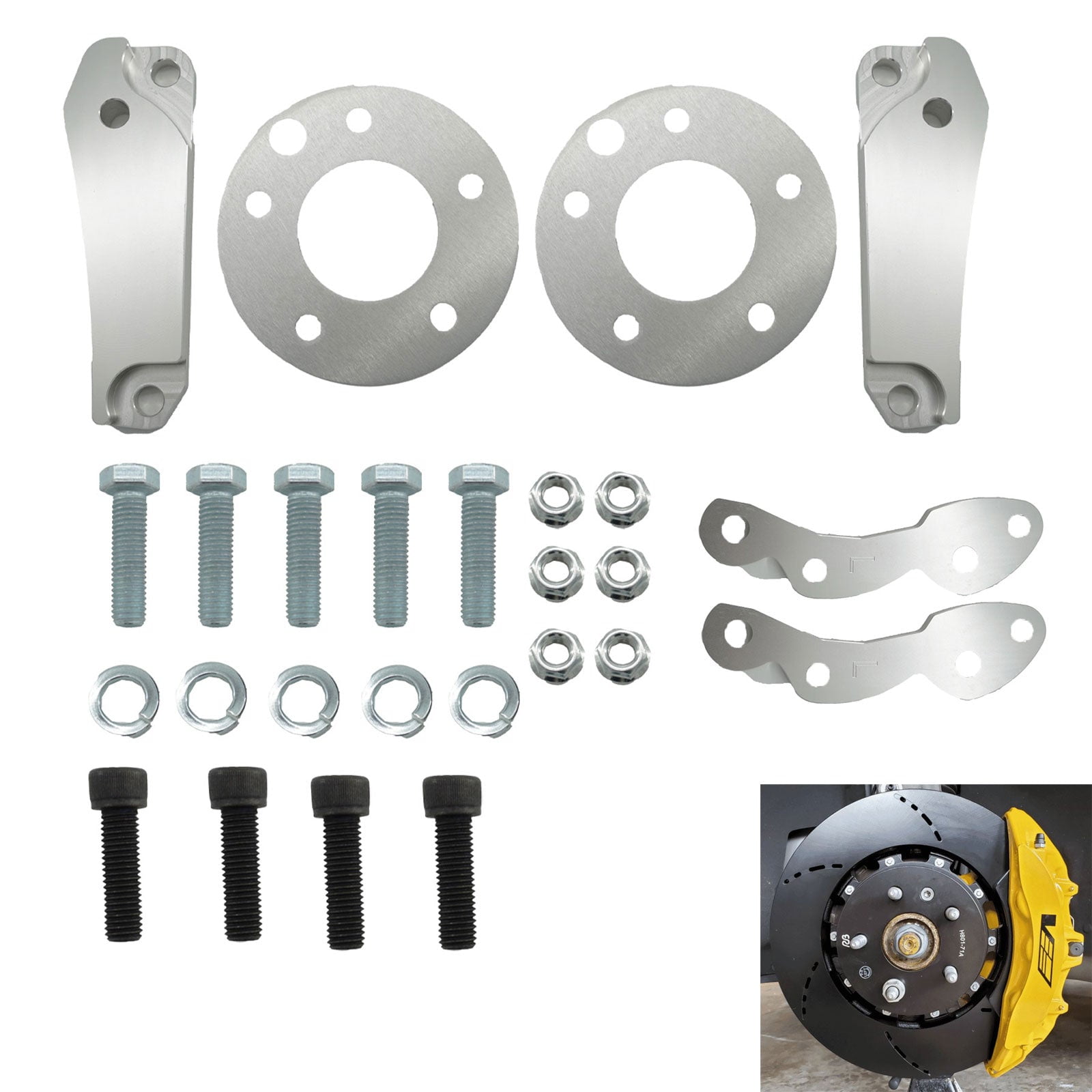 CTS-V Brake Caliper Adapter Kit for MK4 Supra/SC Chassis SC300 SC400 ...