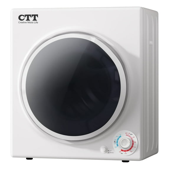 CTT 3.5 Portable Clothes Dryer, 1500W Compact Dryer with 4 Drying Mode ...