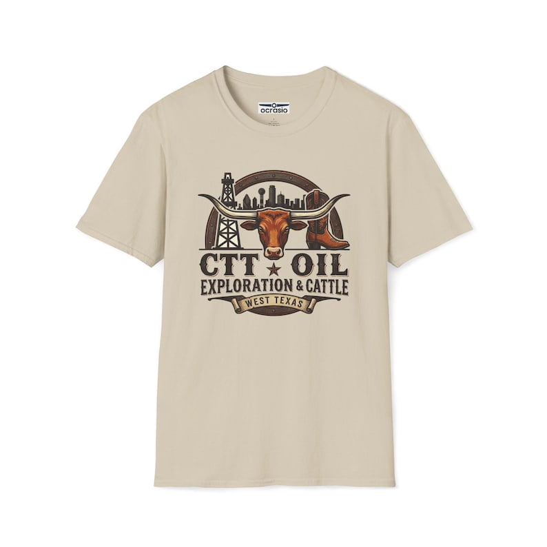 CTT Oil Exploration & Cattle T-Shirt | Oilfield Ranch Graphic | Landman ...