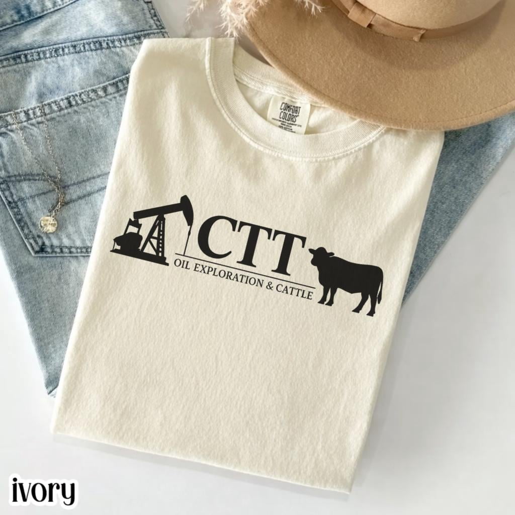 CTT Oil Exploration and Cattle T-Shirt | Landman Shirt, Oilfield Worker ...