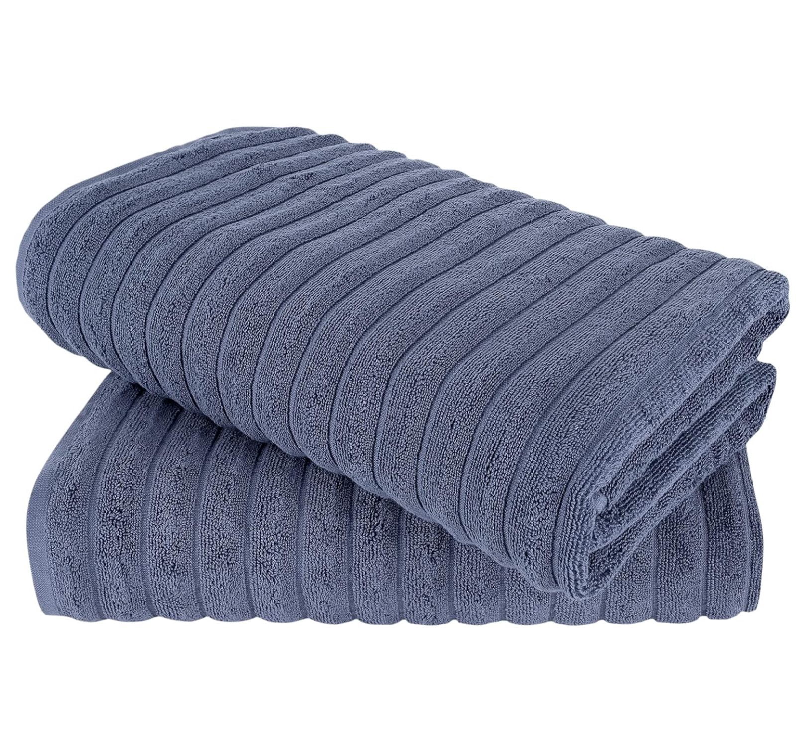 CTT Premium Jumbo Bath Sheets 2 Pack, 100% Turkish Cotton, Absorbent ...