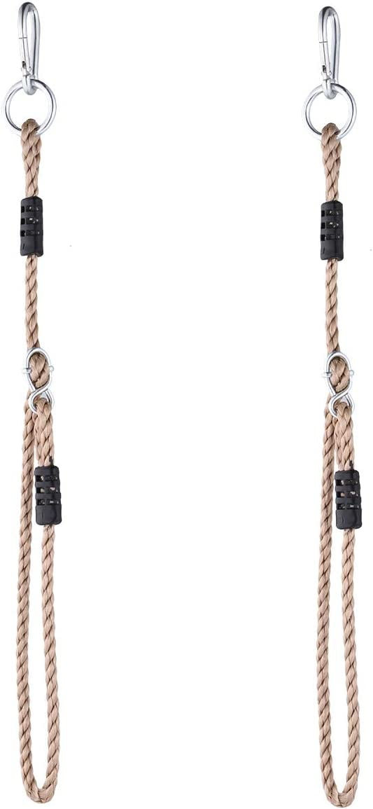 CTUVBIN 2PC Heavy Duty Length Adjustable Nylon Rope 39'' Swing ...