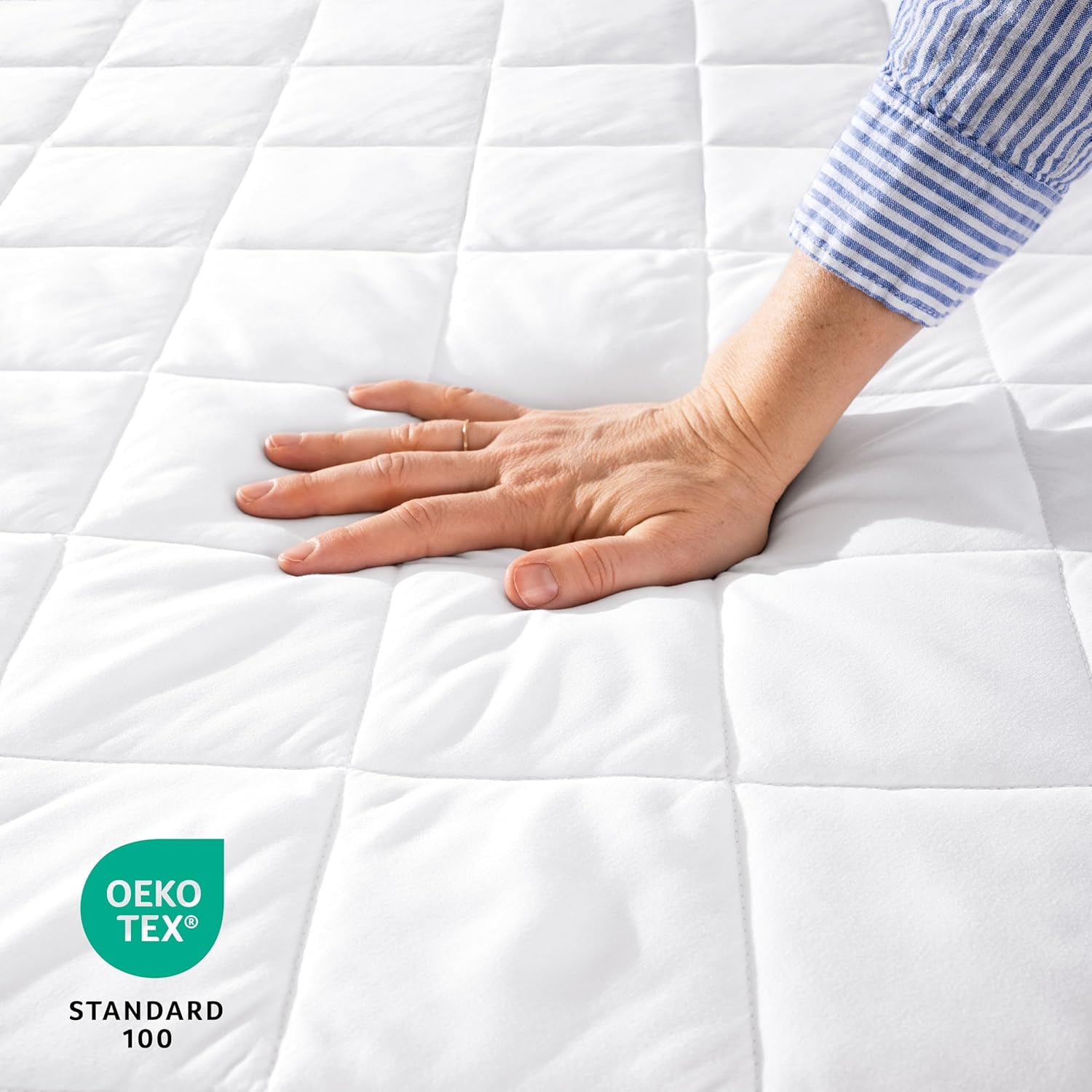 CTUVBIN Bare Queen Quilted Fitted Mattress Pad - Cooling Mattress ...